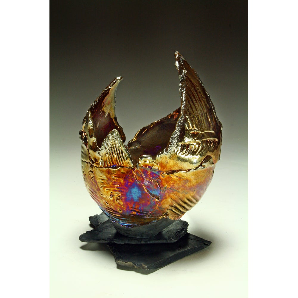 Gilded Edges Bowl XV (Forbes-deSoule) | Ariel Gallery Online Store
